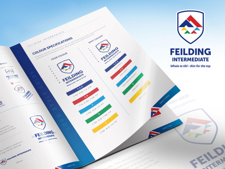 Feilding Intermediate's New School Logo - School Branding Matters